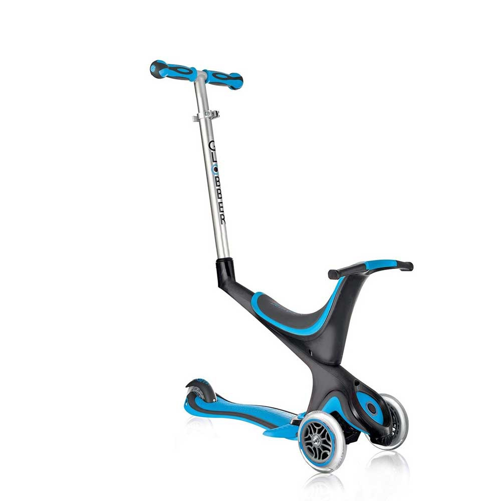 Globber EVO 5 in 1 тротинетка 455-101 Sky Blue | Roshko