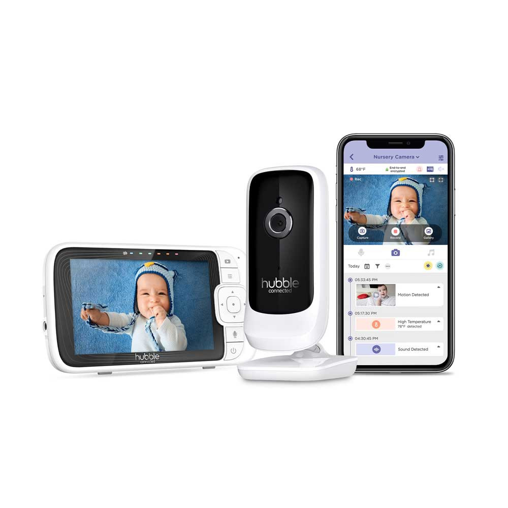 Бебефон с камера Hubble Connected Nursery Pal Link Premium 5" | Roshko
