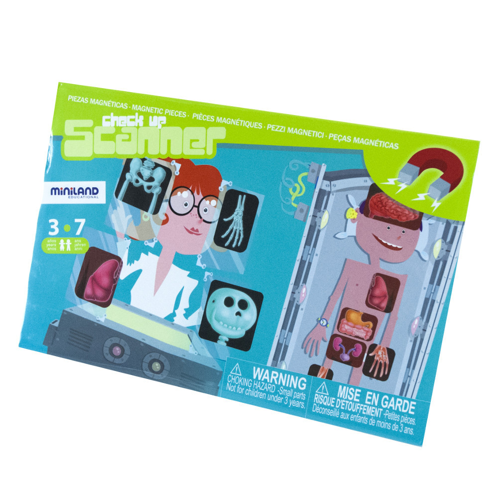 Магнитна игра - Miniland On The Go Discover Check Up Scanner - 319717 ...